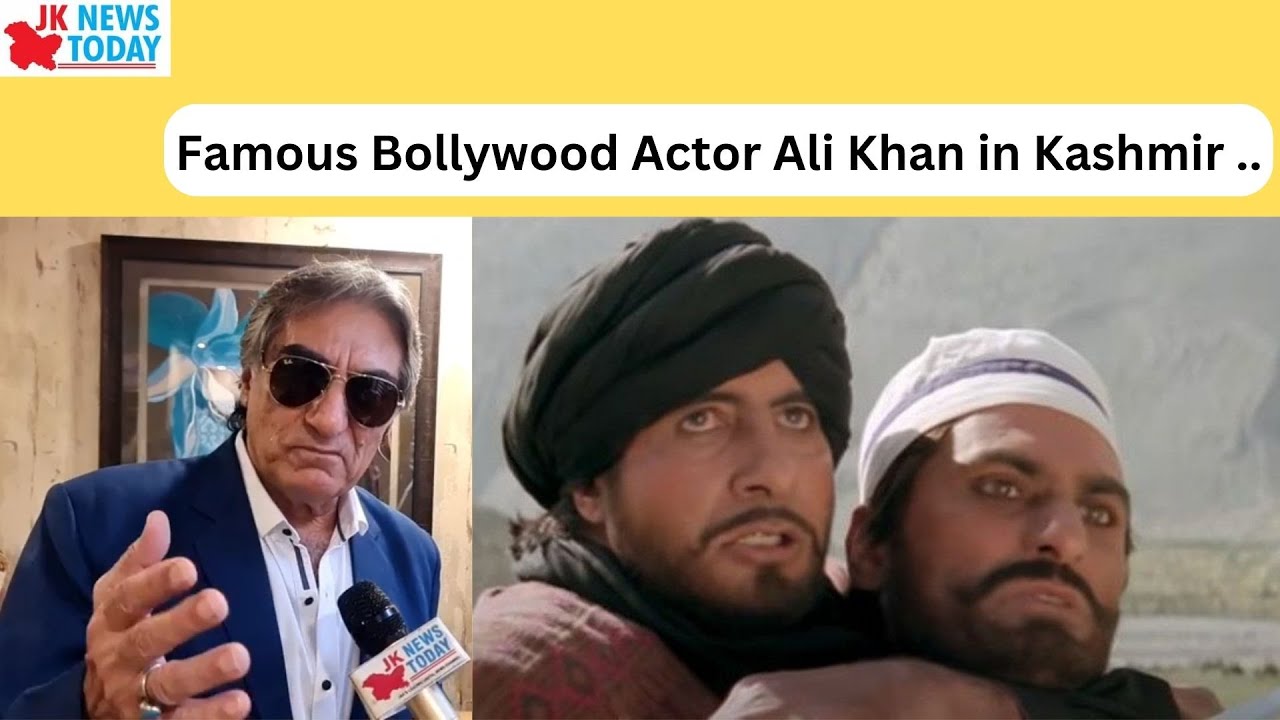Famous Bollywood Actor Ali Khan in Kashmir .. | JK News Today - YouTube