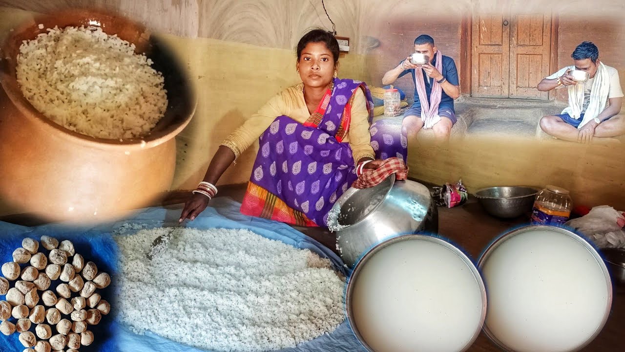 Rice Beer Making By Tribe Village People| Tribe Famouse Wine - YouTube