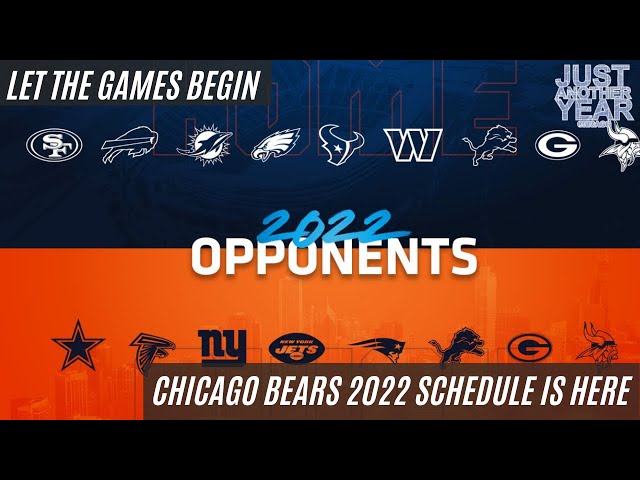 Chicago Bears 2022 Season Schedule