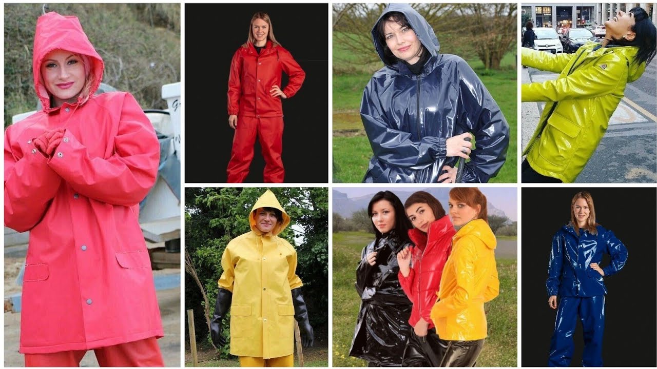 rain suit and rainy dress||Fluffy Raincoats - YouTube