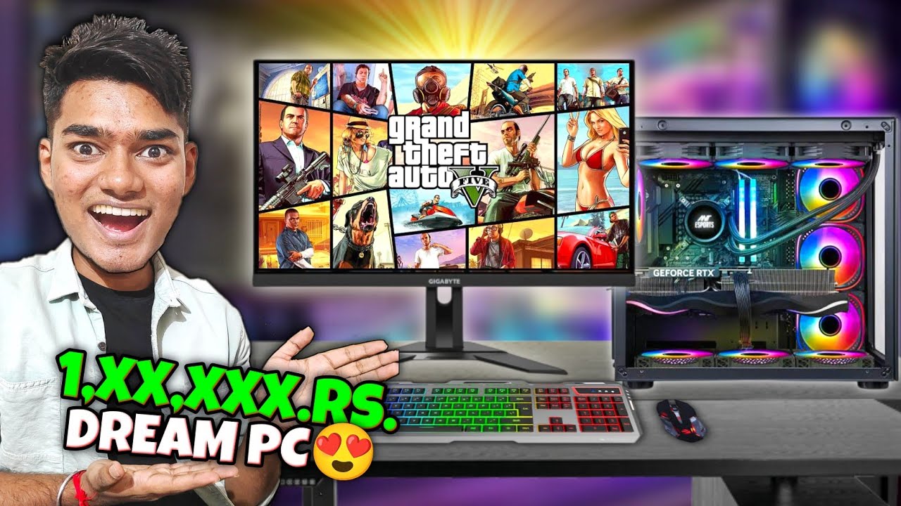 I FINALLY GOT MY DREAM PC!!😍 PC UNBOXING AND GAMEPLAY 🔥 - YouTube