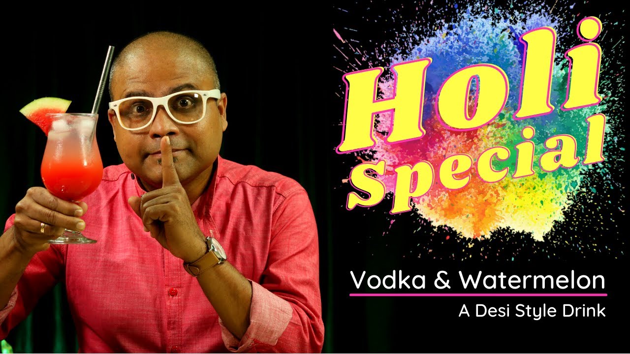 Gulal - A Holi Special Drink | Vodka Watermelon & Coconut Water ...