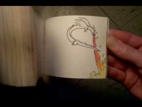 Dragon Flip Book - YouTube