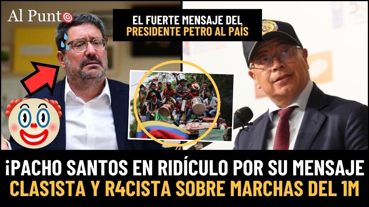 ¡Pacho Santos en RIDÍCULO! Le dicen “paraco” y “r4cista” por ...