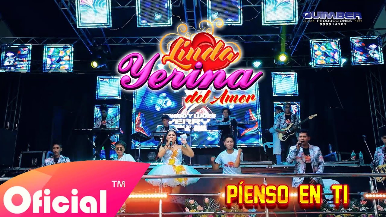 LINDA YERINA DEL AMOR - PIENSO EN TI ( Video Oficial ) Exclusivo 2024 ...