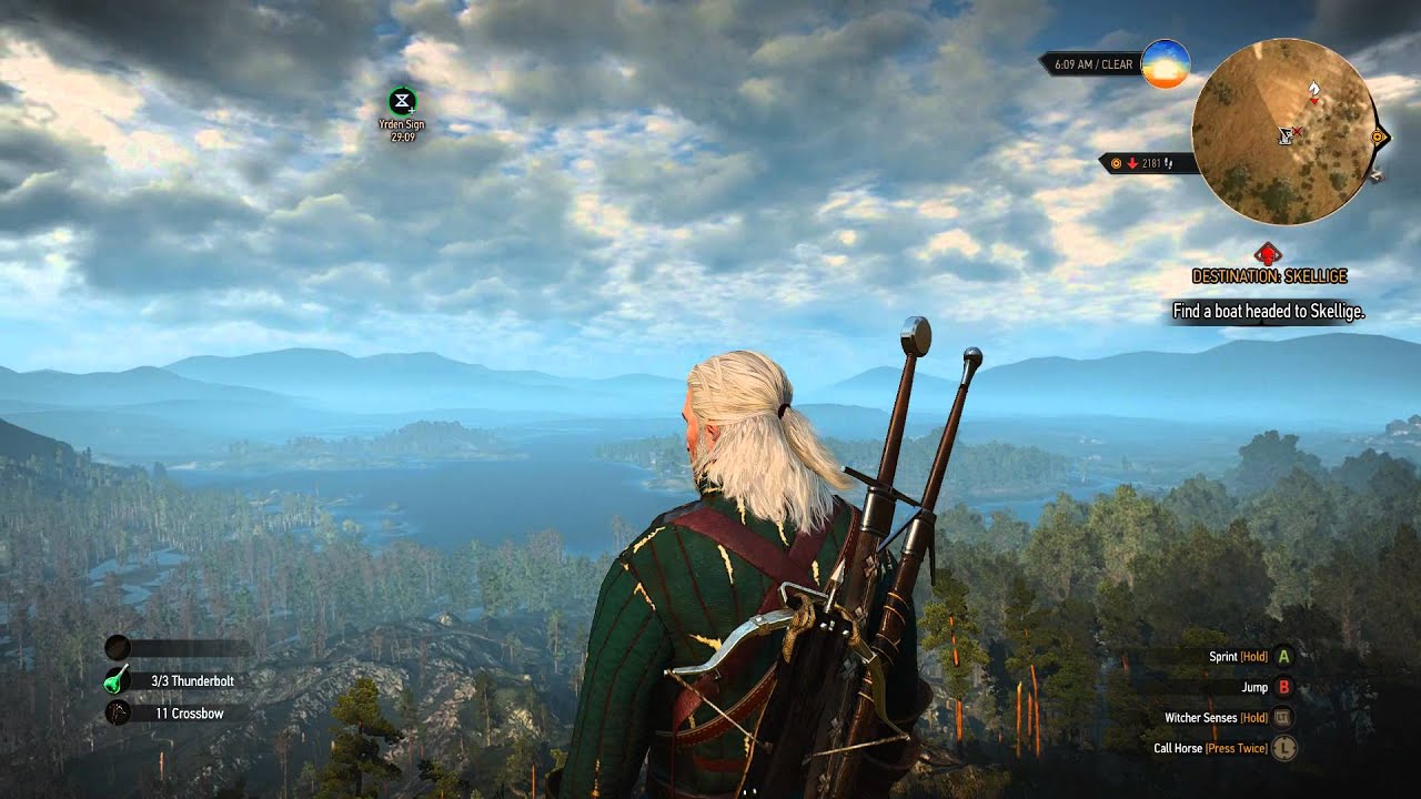 The Witcher 3 view - YouTube