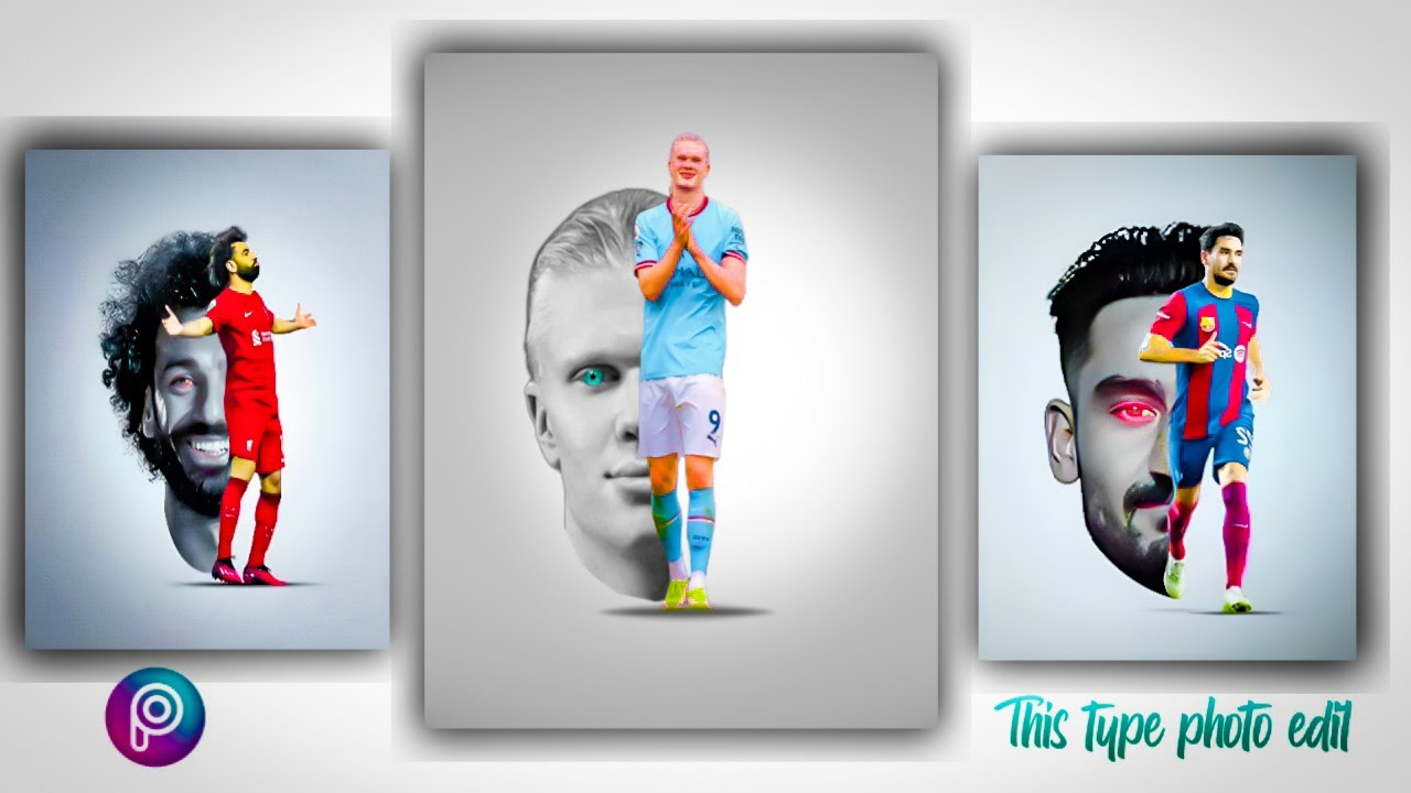 New Dual Photo Editing in PicsArt | Photo Editing Tutorial | Football ...