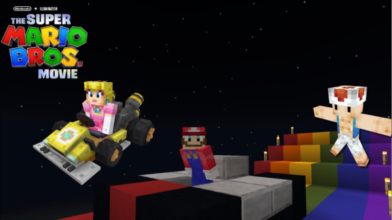 The Super Mario Bros Movie Trailer In Minecraft - YouTube