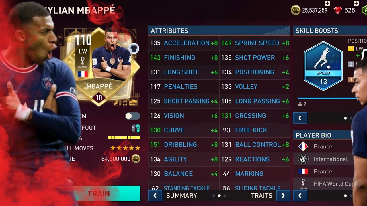 TRẢI NGHIỆM CẦU THỦ TOTT KYLIAN MBAPPE NGON BỔ RẺ NHẤT TRONG FIFA ...