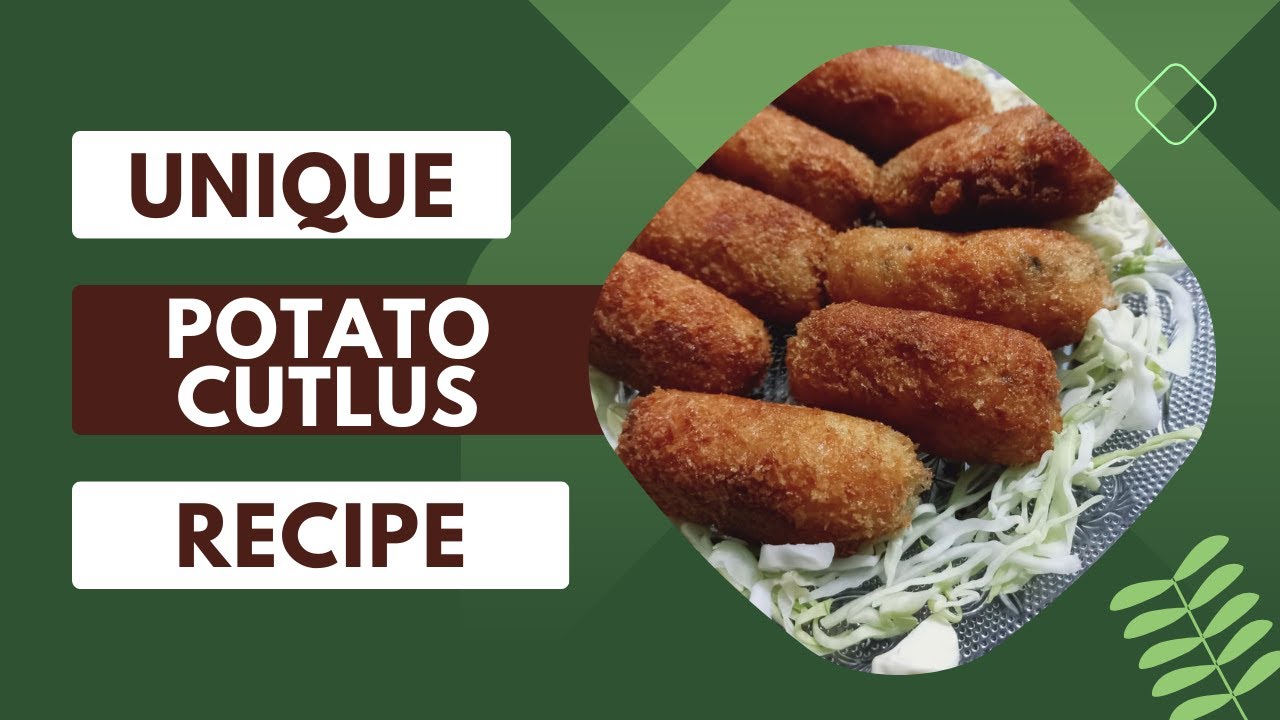 Unique Style Crispy Potato Cutlus | Potato cutlus | Crispy Cutlus ...