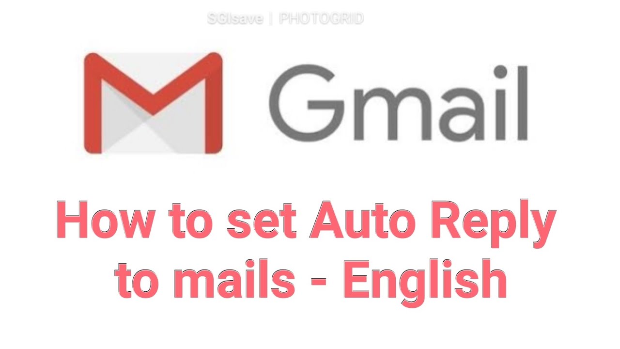 Gmail : Auto reply setting - YouTube
