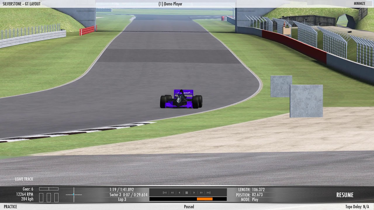 rFactor 2 Demo practice - YouTube