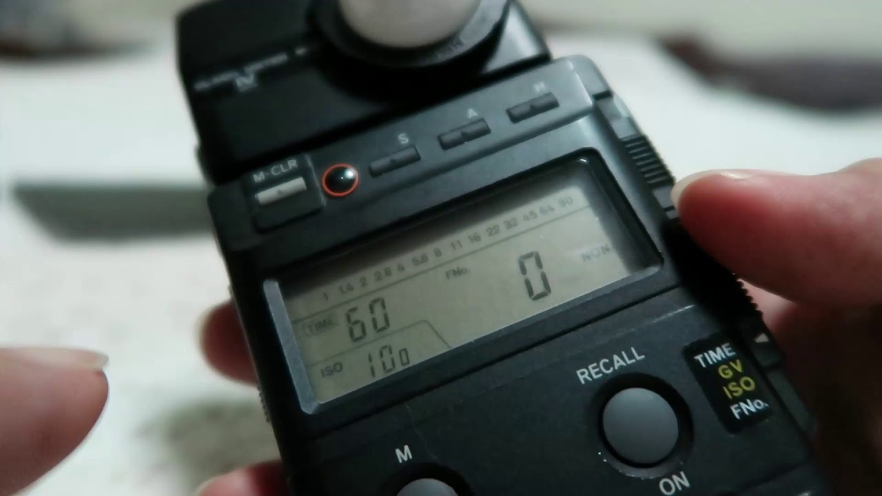 การใช้งาน Minolta flash meter IV part2 และ การใช้งาน flash manual และ ...
