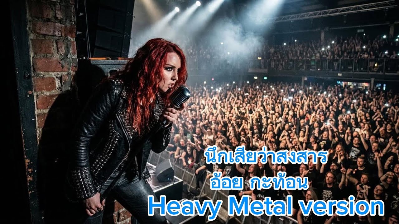 นึกเสียว่าสงสาร - อ้อย กะท้อน Cover Heavy Metal version - YouTube