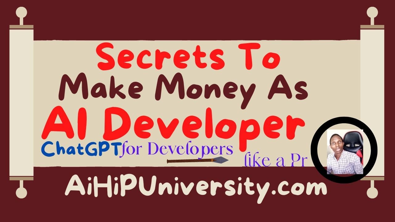 How To Make Money As A AI Developer -AI Developer Tutorial Ep3 - YouTube