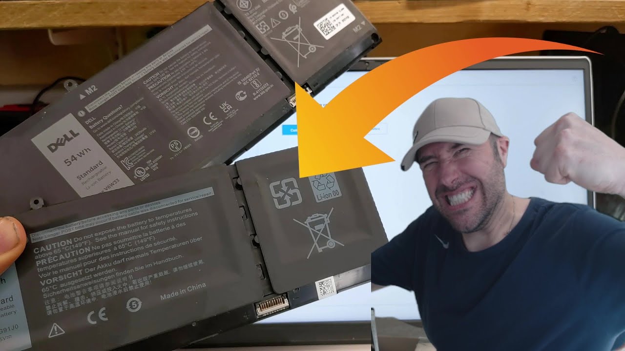 PROBLÈME BATTERIE DELL : WARNING THE BATTERY CANNOT BE IDENTIFIED - YouTube