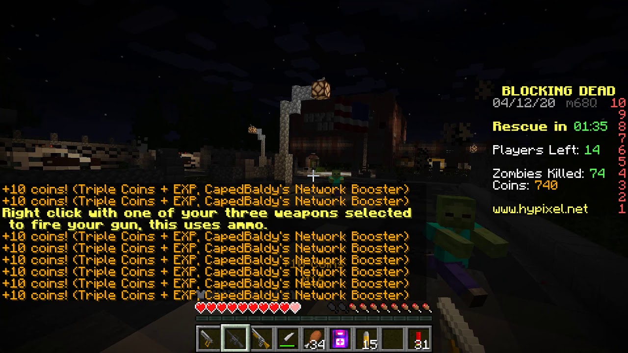 Blocking Dead Premiere | #3 | Hypixel | Minecraft | 8:45PM - YouTube