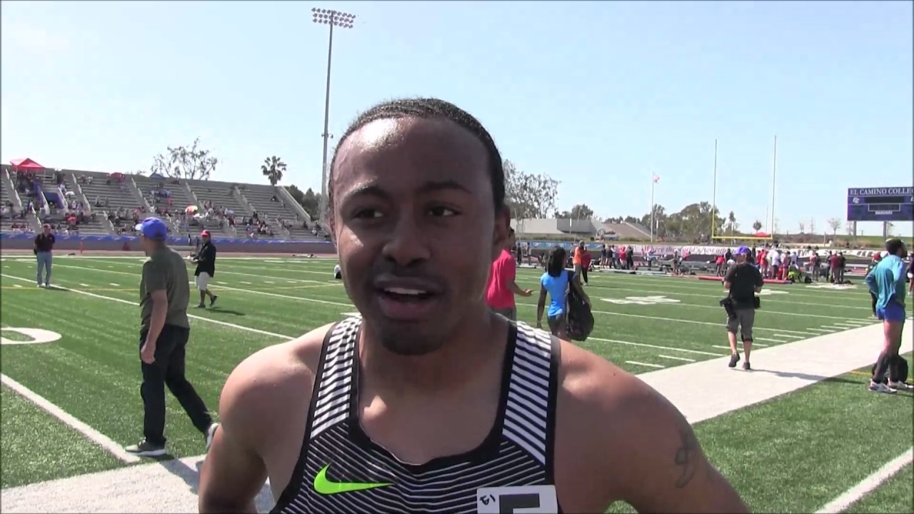 Aries Merritt wins the 110M Hurdles at 2017 MT. SAC Relays - YouTube