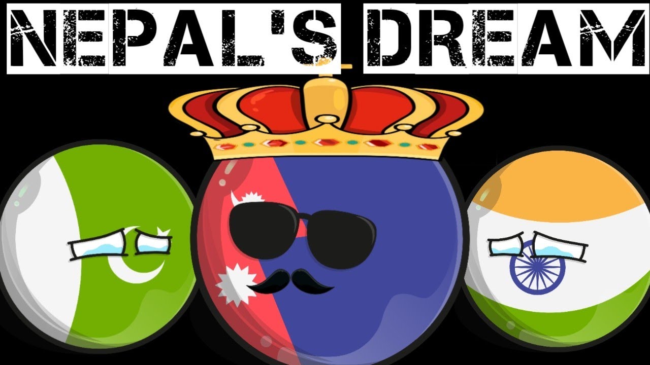 CountryBalls - Nepal Becomes King | Nepal Ruled On World | In Dream 😁😅 ...