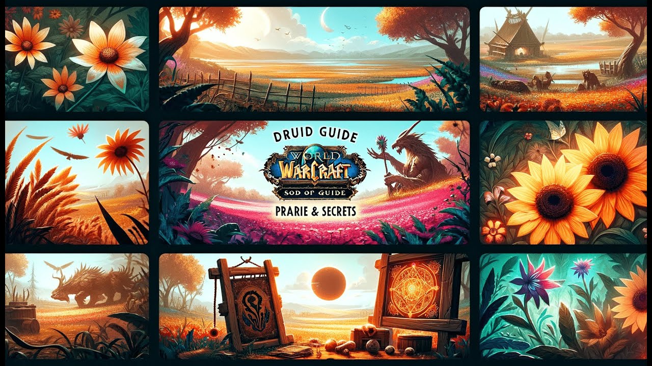 Prairie Flowers to Prairie Crown to Living Seed and Wooden Effigy WoW ...