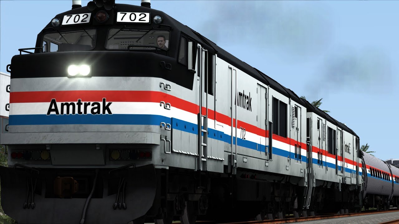 Train Simulator 2020 : Take me to the ball game! (P30CH AMTRAK) - YouTube