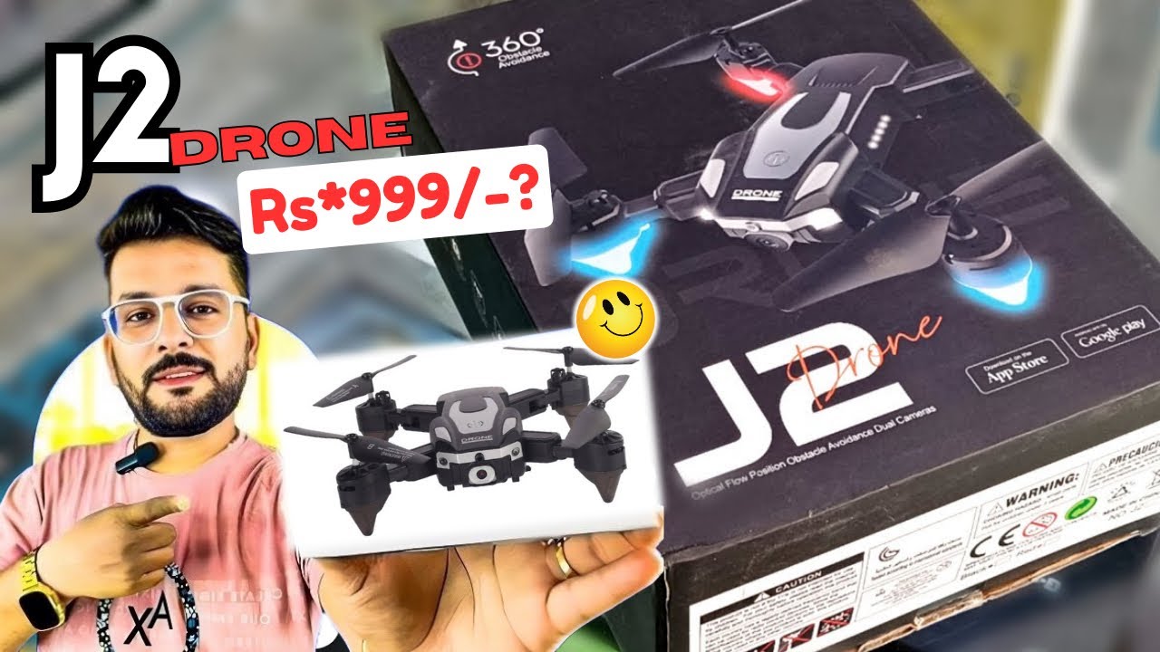 J2 Drone Unboxing & Review | Best Drone | Nitin Selfmade - YouTube