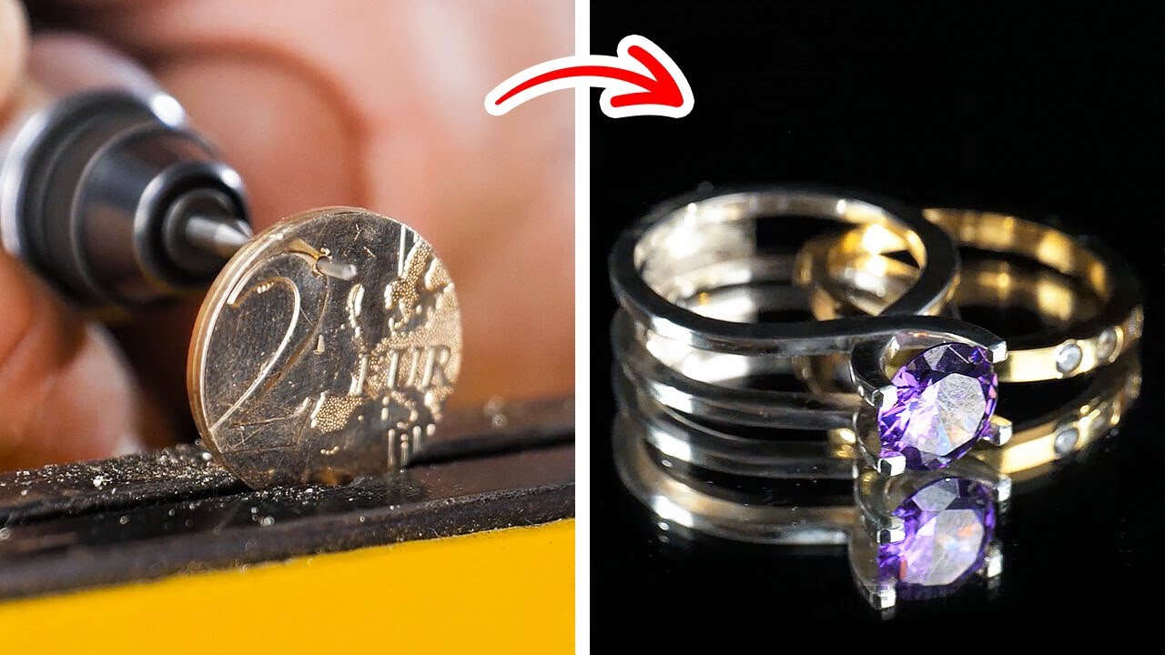 How to Make an Engagement Ring 💍Handmade Jewelry Ideas You'll Love ...