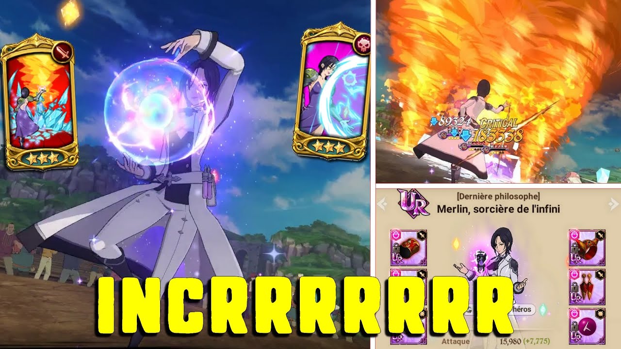 MERVEILLEUSE ~ SHOWCASE MERLIN INFINITY UR {Attaque DCC} - 7DS: Grand ...