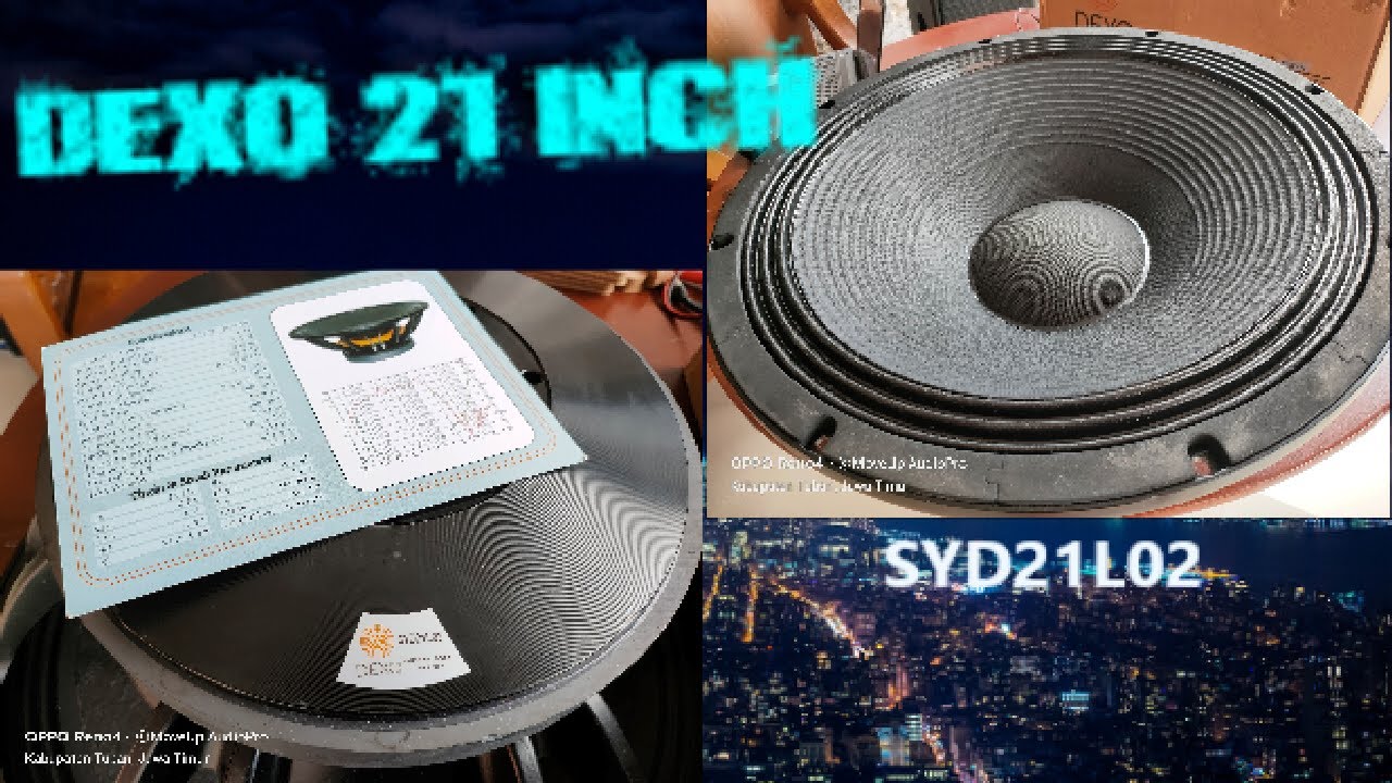 SPEAKER DEXO 21 INCH ||SUBWOOFER REOG-121 WITH DEXO SYD21L02 (PART 1) # ...