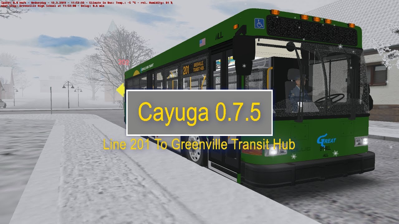OMSI 2 Cayuga 0.7.5 Line 201 To Greenville Transit Hub - YouTube