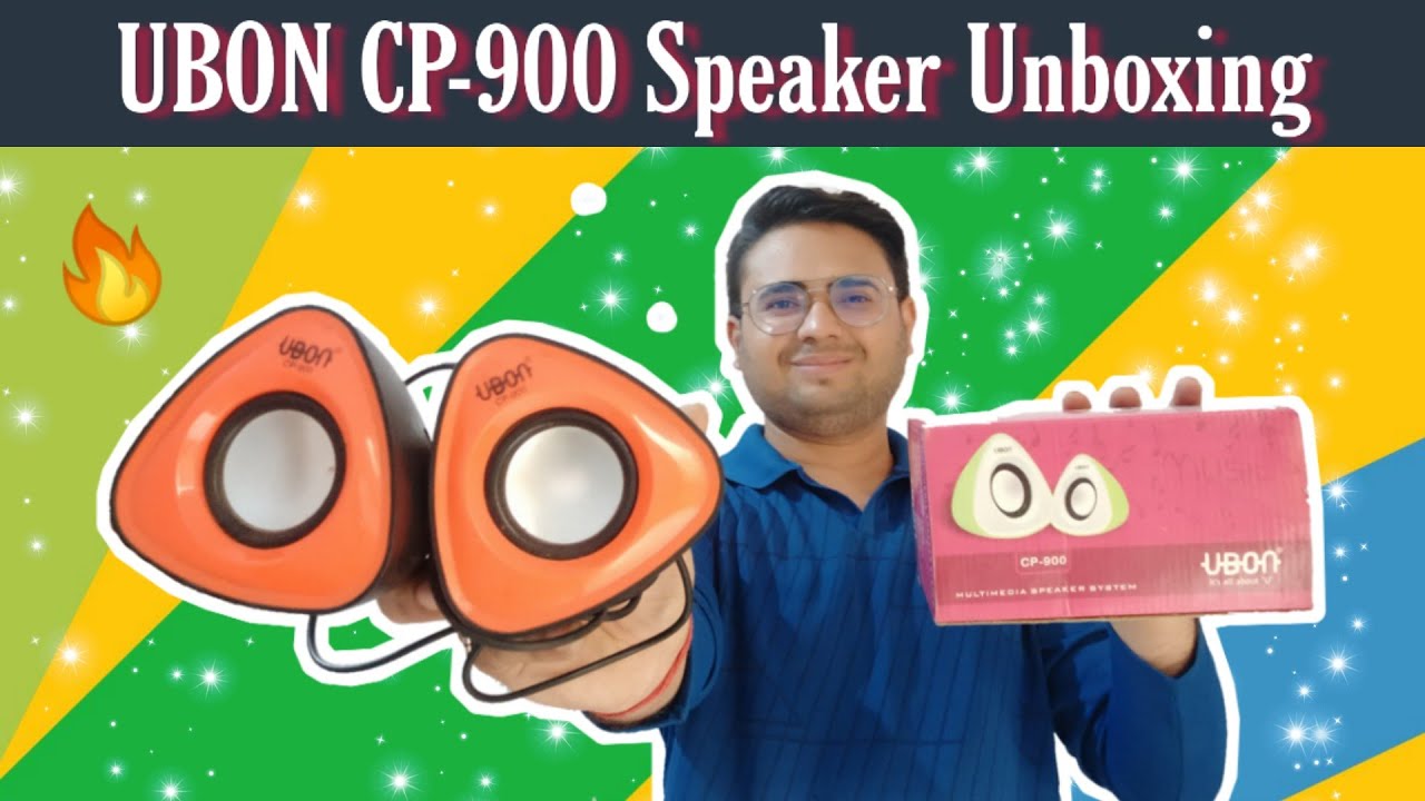 Ubon Mini Computer speaker | ubon cp-900 speaker Unboxing | ubon ...