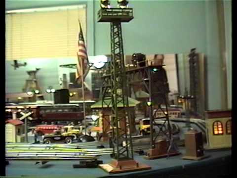 Prewar Standard Gauge Train Layout from 2004 - YouTube