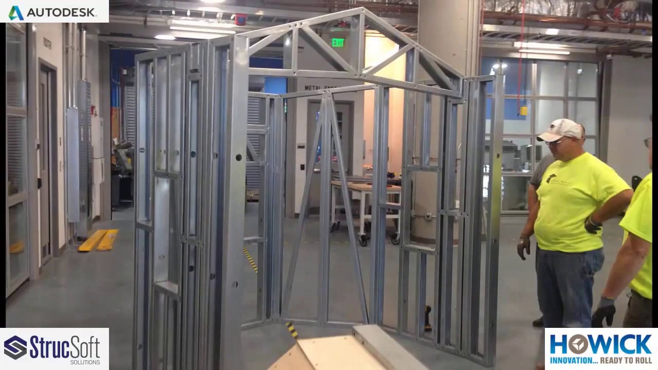 StrucSoft at Autodesk's BUILD Space Boston with Howick - YouTube