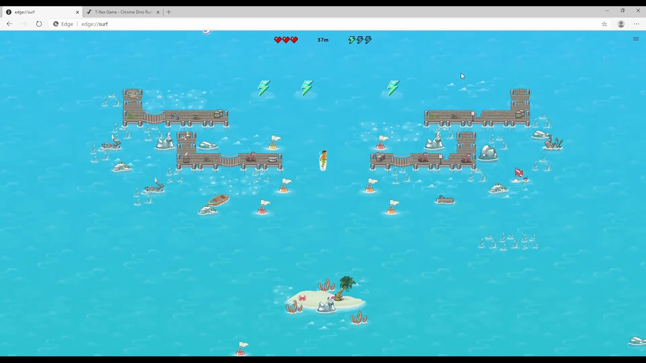 Spieletest - Edge Surf Game Deutsch/German Full HD - YouTube