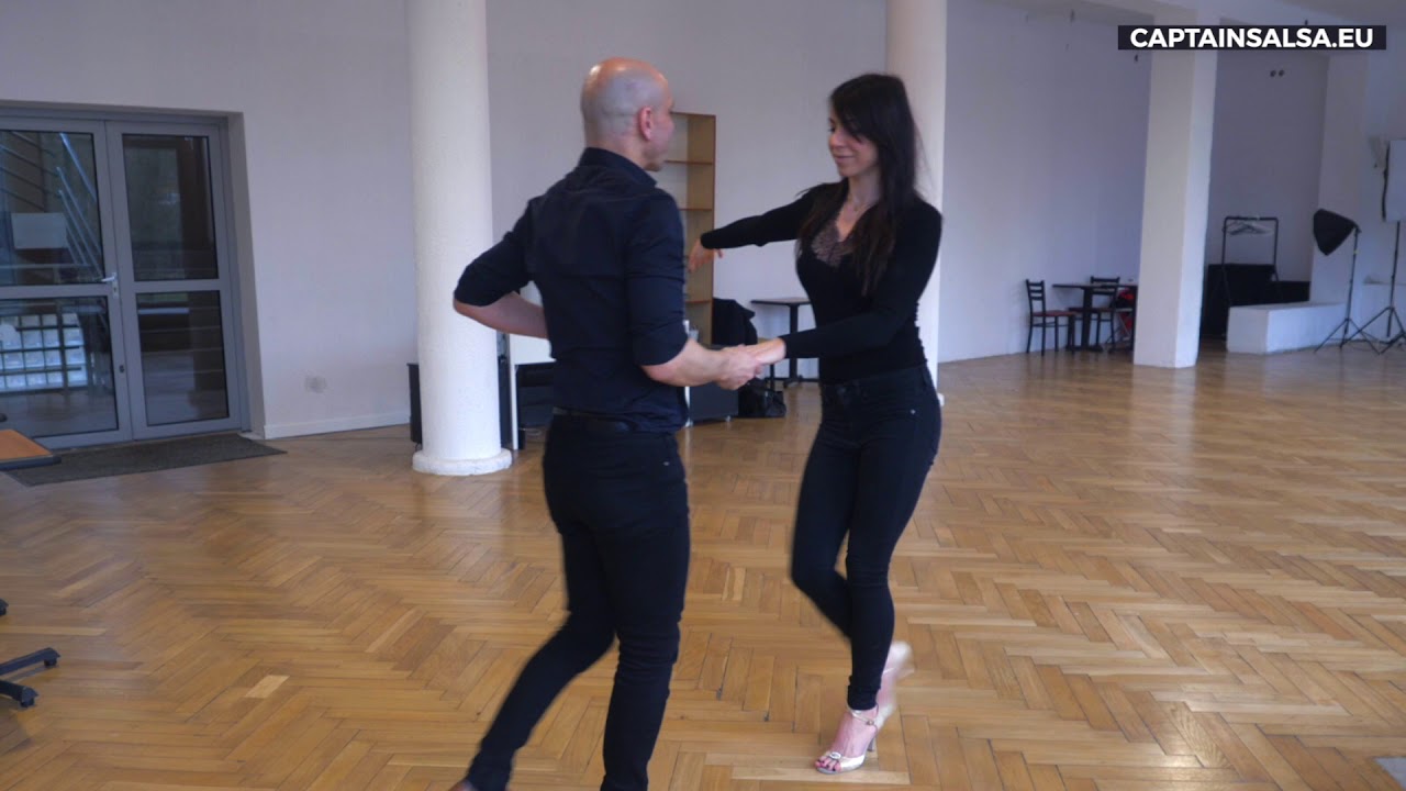 Salsa following and salsa ladies styling - Captain Salsa - YouTube