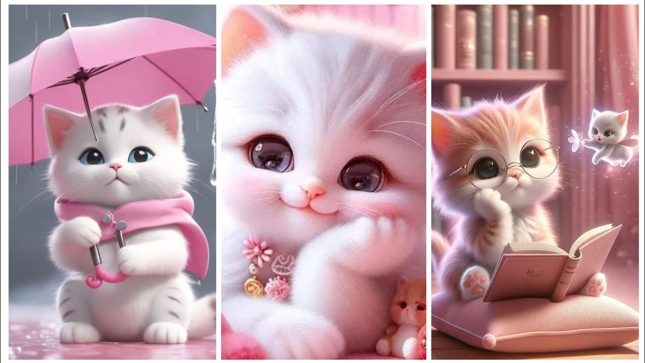 Cute cats animation video beautiful animate kittens!!!! Animation Land ...