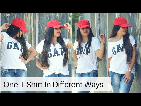How To Wear A T Shirt In Different Ways ||POOJA GUPTA||