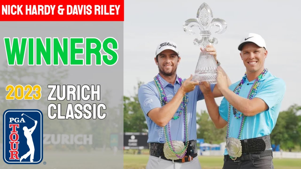 Nick Hardy and Davis Riley | PGA Tour 2023 Zurich Classic Winners Press ...