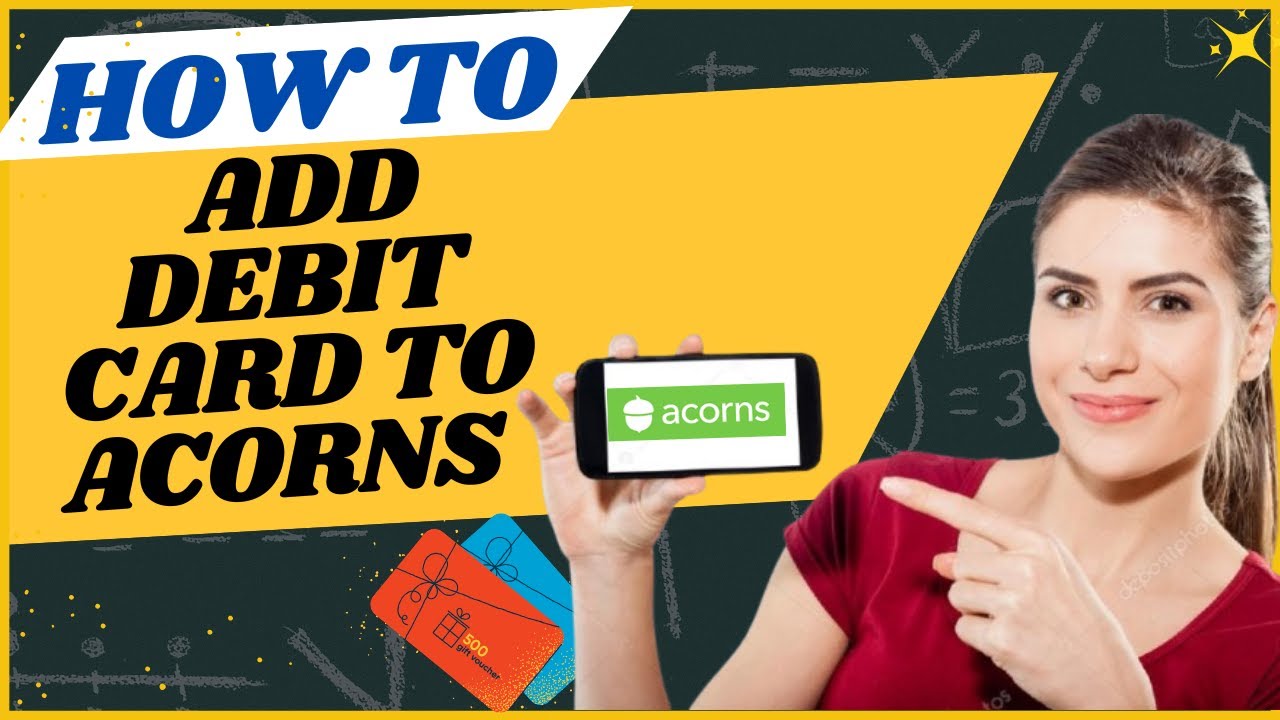 How to add debit card to Acorns l Double Z - YouTube