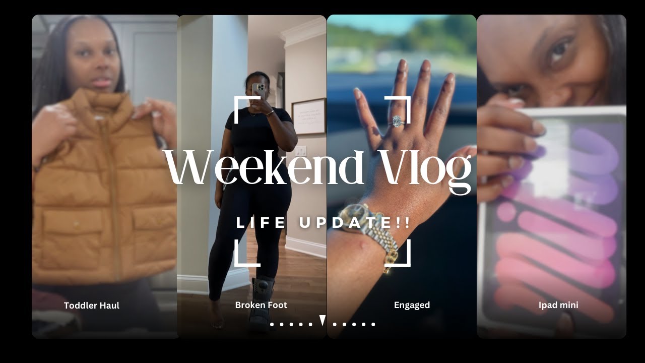 Weekend Vlog: Life Update, Toddler Haul, And Engagement! - YouTube