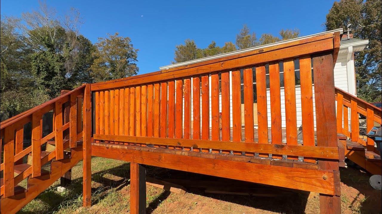 Building deck III - YouTube