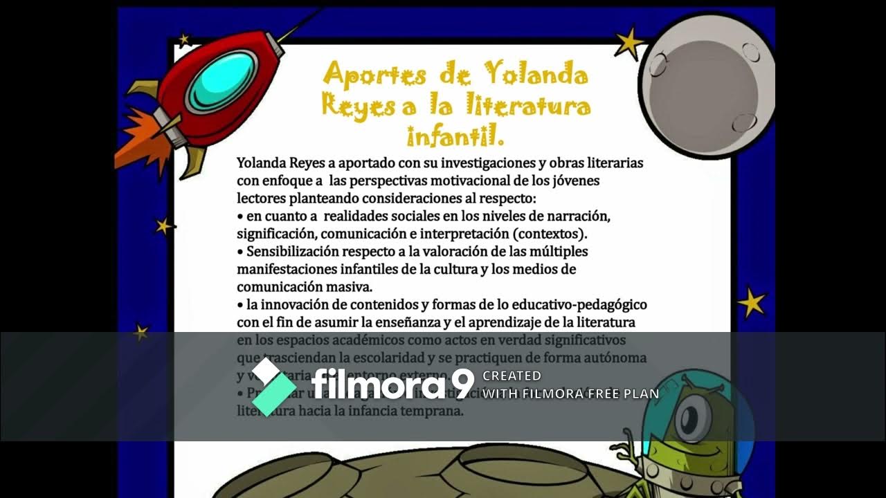 Yolanda Reyes Literatura Infantil - YouTube