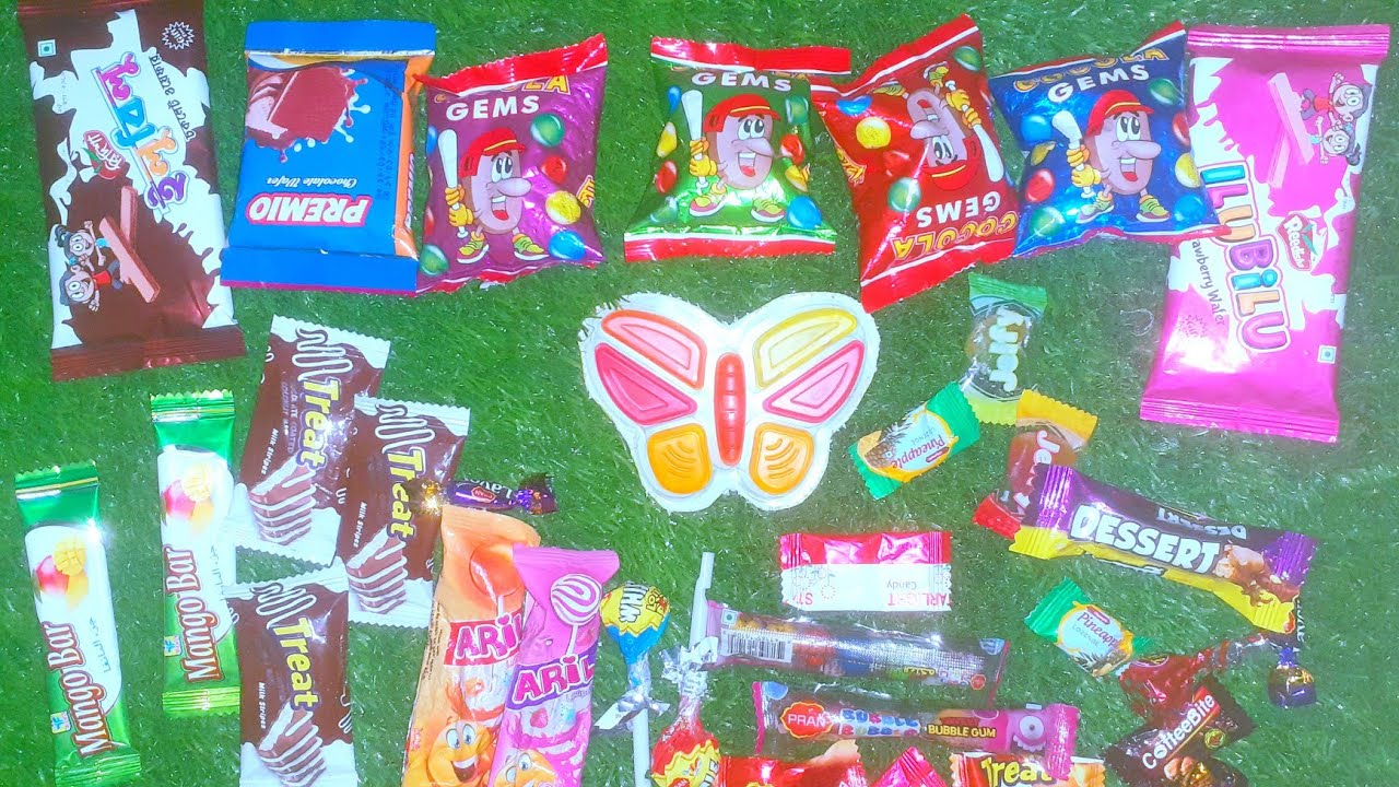 ASMR Unboxing a Giant Mystery Box Full of Candy 🍬 chocolate rainbow ...