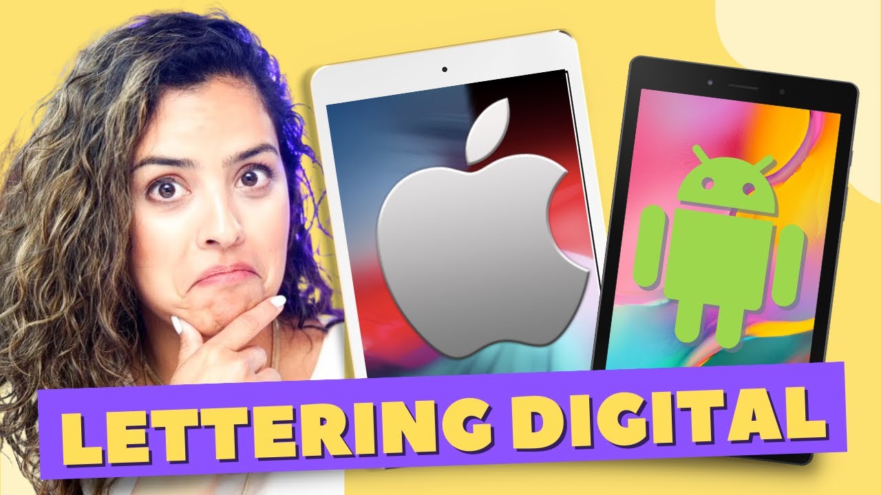 LAS DOS APLICACIONES para crear LETTERING DIGITAL en Android o Apple ...