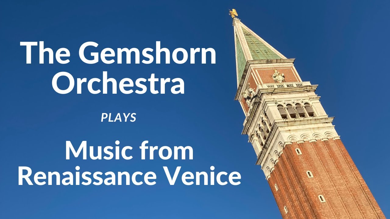 The Gemshorn Orchestra plays music from Renaissance Venice - YouTube