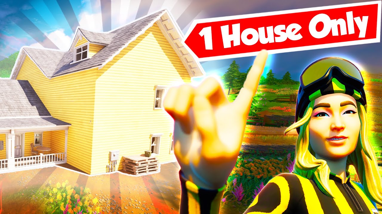 The ONE HOUSE Challenge in Fortnite! - YouTube