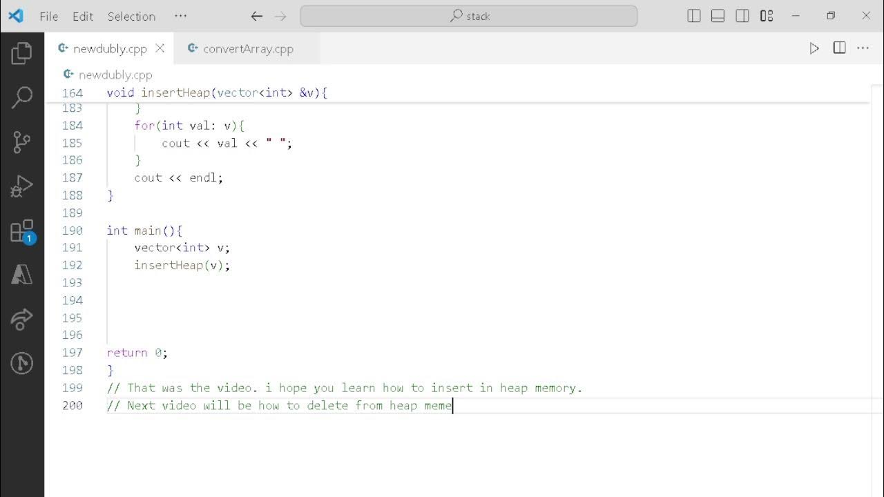 How to Insert in a Heap - YouTube