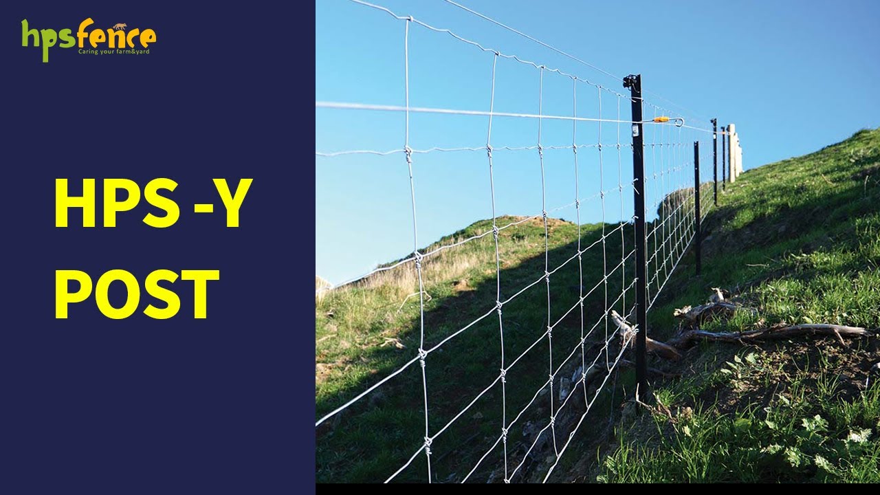 HPS-Y Post Details And Installation For Garden Fence,Vineyard Fence ...