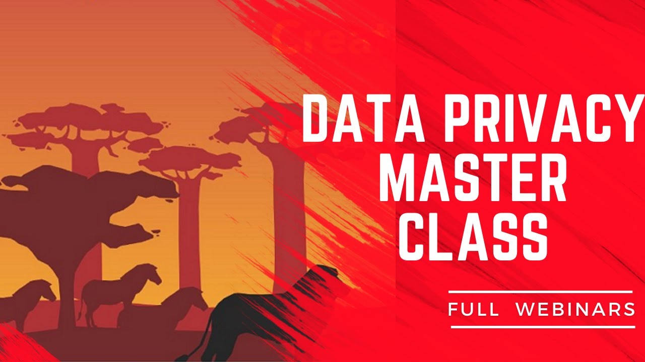 Data Privacy Master Webinar Excel Dataanalytics Data Youtube 9138