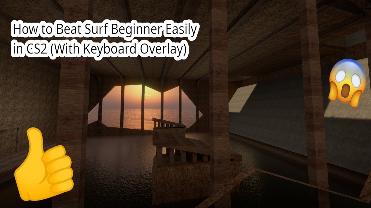 How to Beat Surf Beginner in CS2 (With Keyboard Overlay) - YouTube